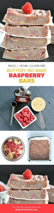Buttery No-Bake Raspberry Bars