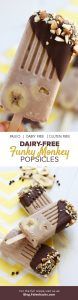 Chocolate Banana Funky Monkey Popsicles | Dairy Free