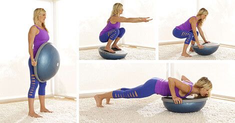 bosu ball buttock exercises