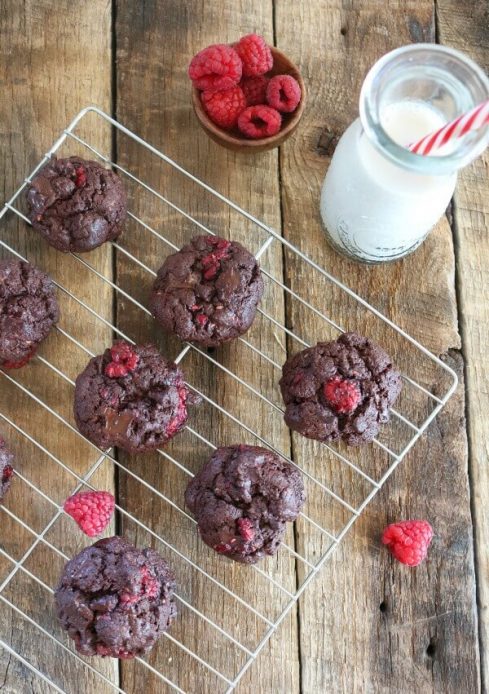 'You Had Me at Double Chocolate' Raspberry Cookies