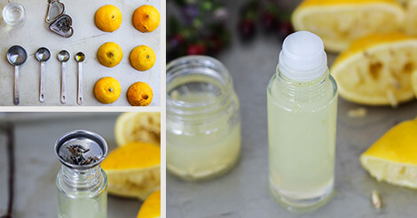 Homemade Citrus Burst Facial Toner with Lemon, Orange and Almond