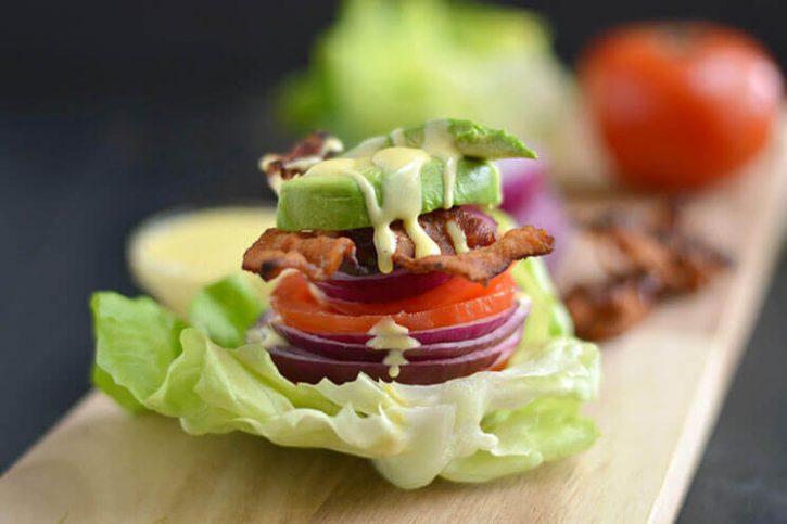 BLT Avocado Stack (Plus: 2-Minute Creamy Blender Mayo) | Paleo