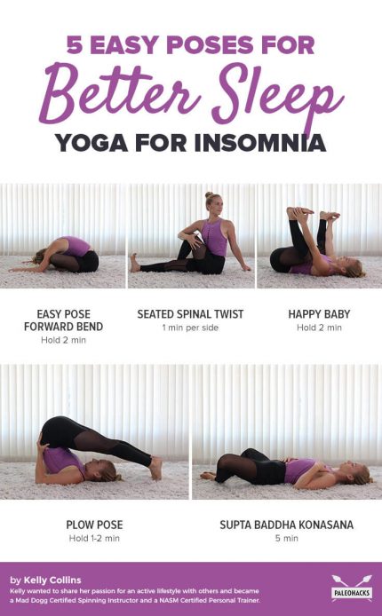 Yoga for Insomnia: 5 Easy Poses for Better Sleep | PaleoHacks