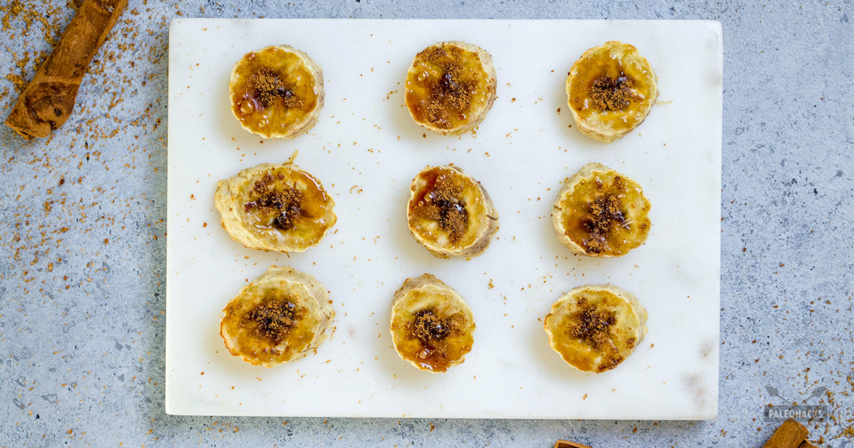 3-Ingredient Cinnamon Banana Buttons Recipe | Paleo, Sugar Free