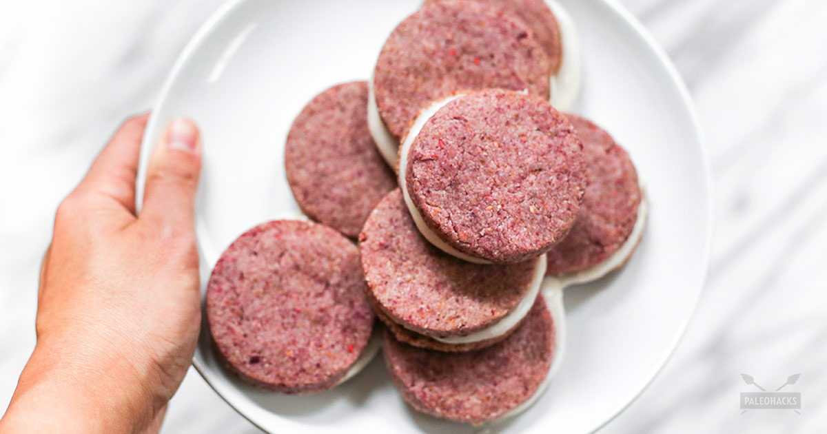 Homemade Pink Oreos Recipe | Paleo, Gluten Free, Dairy Free