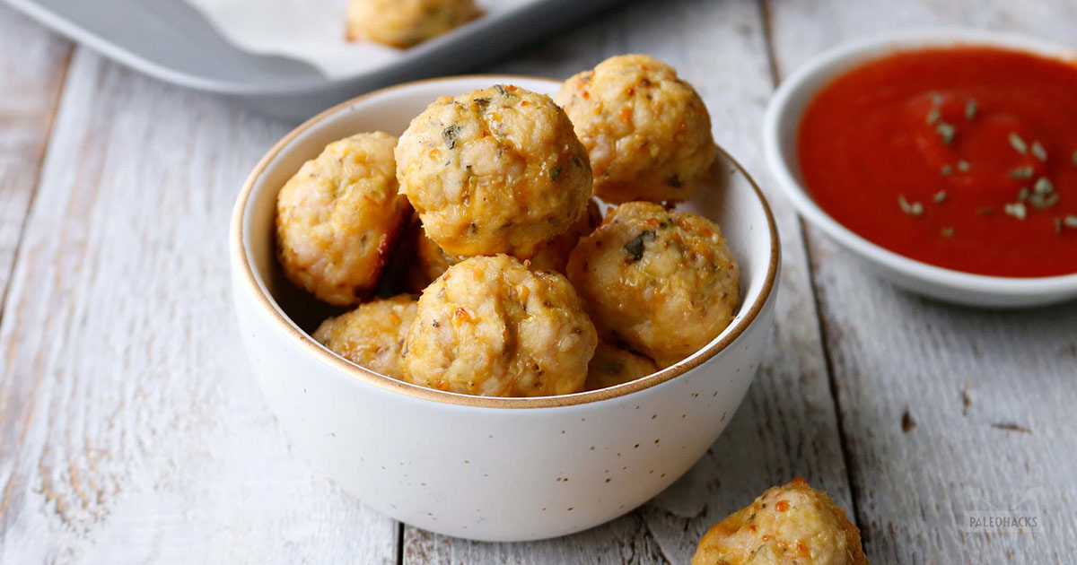 Snack-Friendly Chicken Herb Bites | Paleo, Dairy Free, Gluten Free