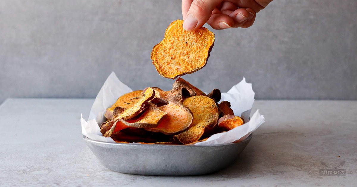 Swap Your Doritos for These 'Cheesy' Sweet Potato Crisps | Paleo