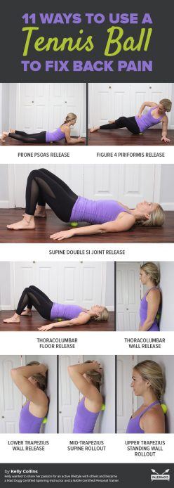 11 Ways To Use A Tennis Ball to Fix Back Pain | PaleoHacks Blog
