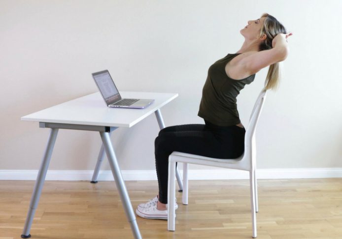 9 Seated Stretches to Release Neck + Back Pain | Gentle, Soothing