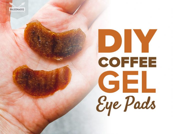DIY Coffee Gel Eye Pads | Reduce Redness, Tighten, De-Puff