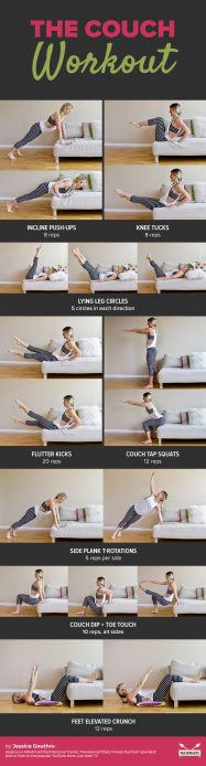 The Couch Workout You Can Do During Commercial Breaks | PaleoHacks