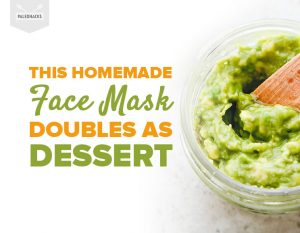 This DIY Avocado Face Mask Doubles As Dessert | Homemade, Natural