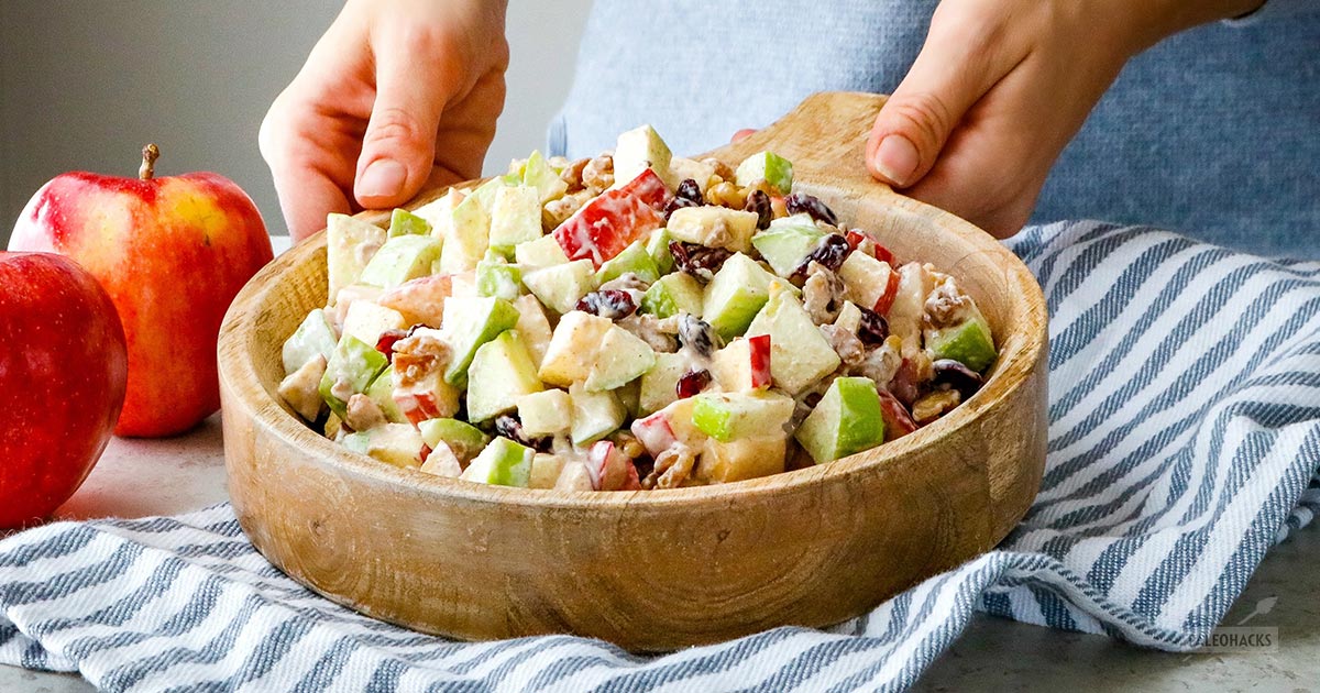 Winter Cinnamon Apple Fruit Salad | Paleo, Gluten Free, Dairy Free