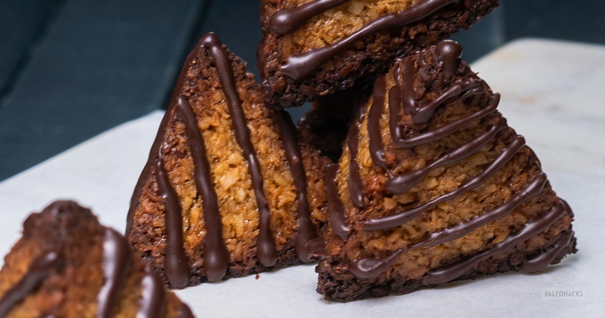 Dark Chocolate Pyramid Macaroons | Paleo, Gluten Free, Dairy Free