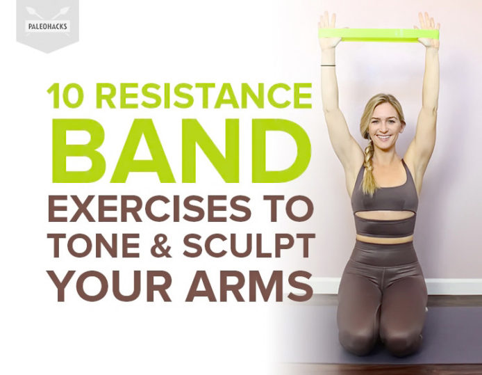 10 Resistance Band Exercises to Tone & Sculpt Your Arms | Fitness