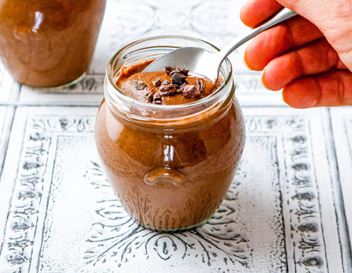 Creamy Cacao Chia Pudding (Antioxidant-Rich) | Paleo, Vegan, Raw