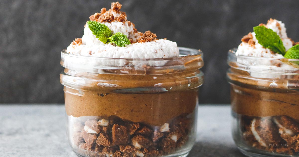 3-Layer Cookies n' Cream Mousse | Paleo, Gluten Free, Dairy Free