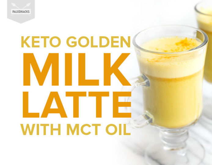 Keto Golden Milk Latte with MCT Oil | Paleo, Low Carb, Gluten Free