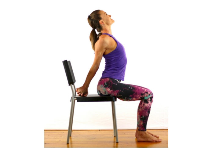 10 Chair Yoga Stretches To Undo The Damage of Sitting | Fitness