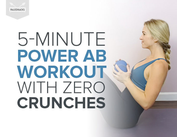 5-Minute Power Ab Workout with Zero Crunches | Fitness