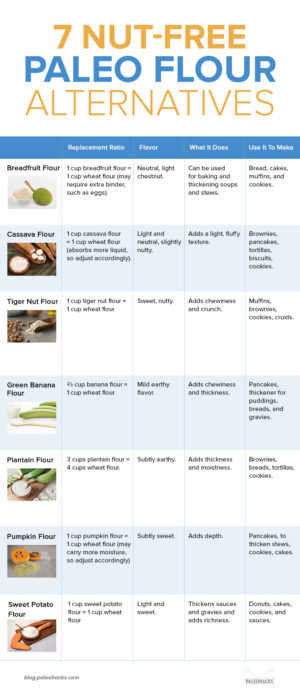 7 Nut-Free Paleo Flour Alternatives For People with Allergies